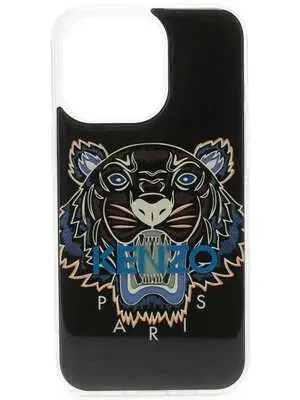 Kenzo Logo Print Iphone 13 Pro Case - Black