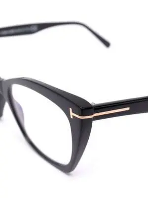 TOM FORD Logo-plaque Cat-eye Glasses