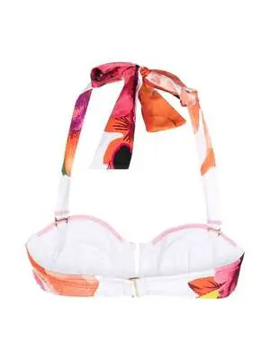 Camilla Floral-print Bikini Top