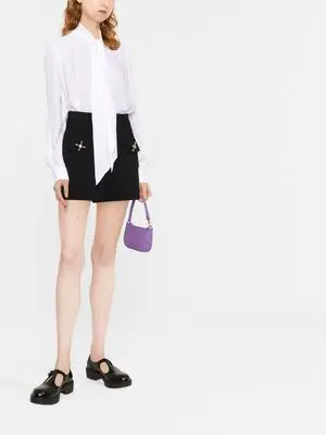 Moschino Silk Pussy-bow Blouse