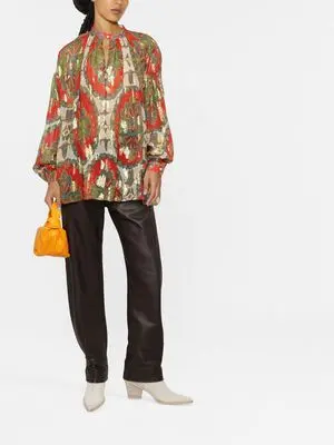 Etro Paisley-print Silk Blouse