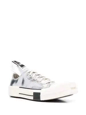 CONVERSE X Rick Owens Drkshdw Turbodrk Chuck 70 Sneakers - Silver