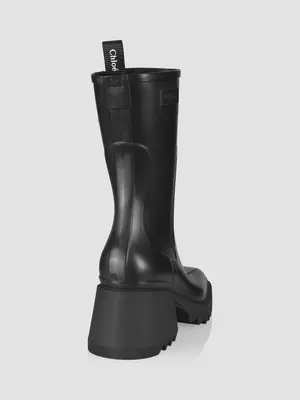 Chloé Betty Pvc Short Rain Boots - Black