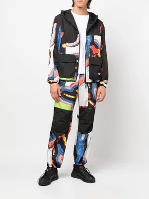 AMBUSH Abstract-pattern Paneled Technical Jacket