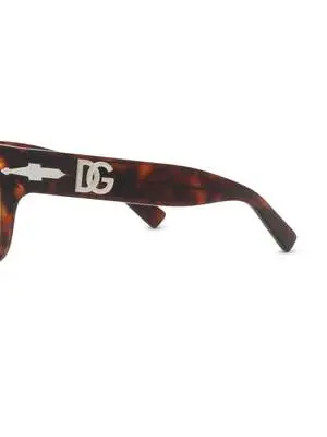 Persol Tortoiseshell Rectangle Frame Sunglasses