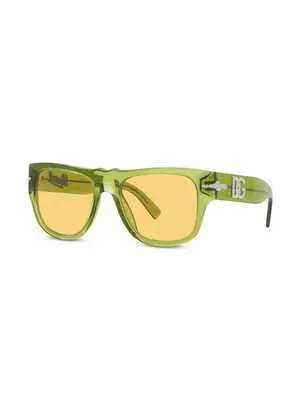 Persol Rectangle-frame Sunglasses - Green
