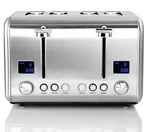MEGACHEF Stainless Steel 4-slice Toaster