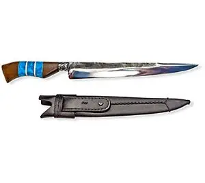 BRAZILIAN FLAME 10-inch Stainless Steel Treasur E Luxor Knife - Silver