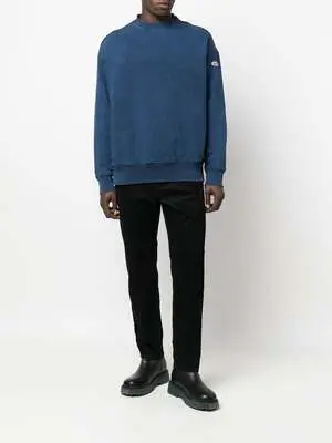 DIESEL® D-krib Track Denim Sweatshirt
