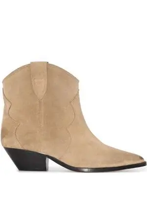 Isabel Marant Étoile Dewina 40mm Cowboy Boots - Neutrals