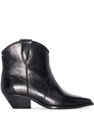 Isabel Marant Étoile Polished-finish Pointed-toe Boots