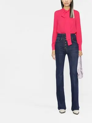 Elisabetta Franchi High-rise Flared Jeans