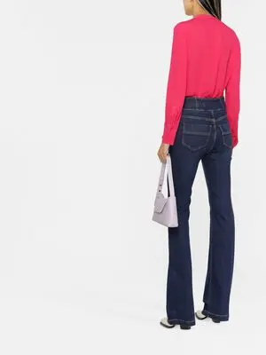 Elisabetta Franchi High-rise Flared Jeans