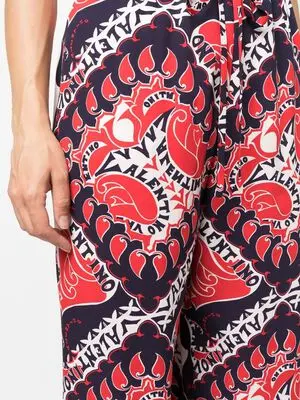 Valentino Garavani Archive Manifesto-print Trousers