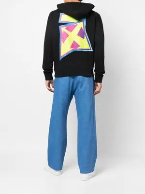 Off-White Arrows Print Cotton Hoodie