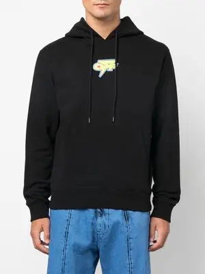 Off-White Arrows Print Cotton Hoodie