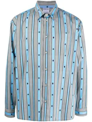 COUNTY OF MILAN Striped Button-up Shirt