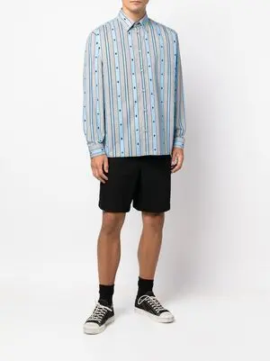 COUNTY OF MILAN Striped Button-up Shirt