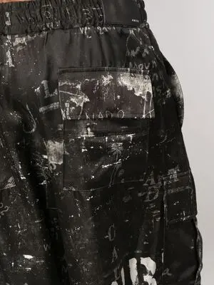 Amiri Abstract-print Bermuda Shorts