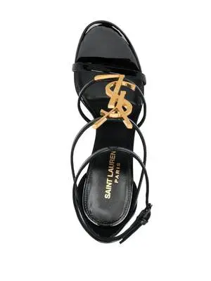 Saint Laurent 100mm Cassandra Open-toe Sandals