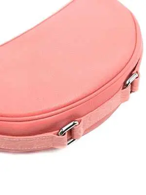 By Far Gib Crocodile-embossed Shoulder Bag - Pink