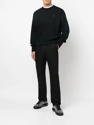 Alexander McQueen Logo-patch Wool Sweatshirt