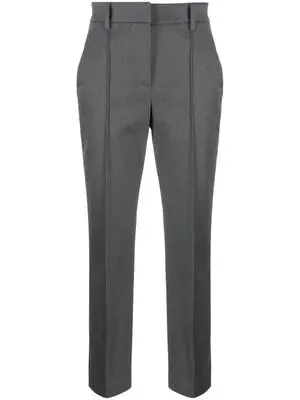 Brunello Cucinelli Pleated Cropped Trousers