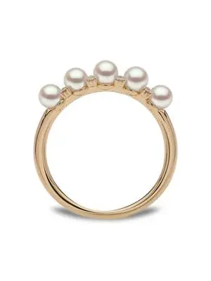 Yoko London 18kt Yellow Akoya Pearl And Diamond Ring