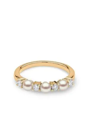 Yoko London 18kt Yellow Eclipse Akoya Pearl And Diamond Ring - Gold