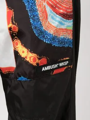 AMBUSH Abstract-pattern Paneled Track Pants