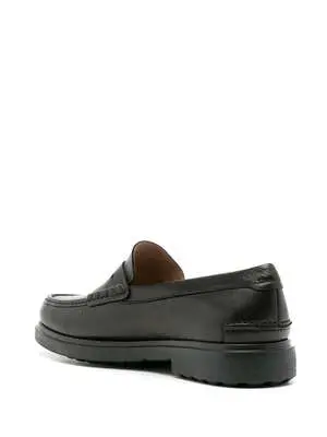 FERRAGAMO Leather Penny Loafers