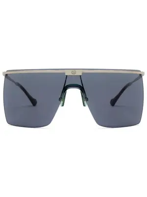 Gucci Square-frame Sunglasses - Silver