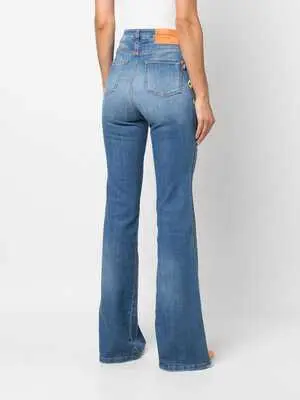 Ermanno Scervino Embroidered Flared Jeans