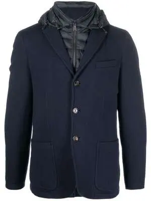 Moorer Notched Lapel Outerwear For Men