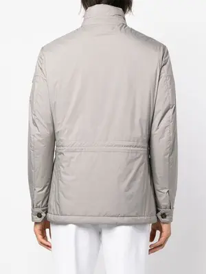MOORER Long-sleeve Padded Jacket - Grey