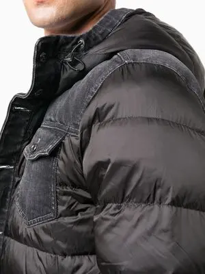 MOORER Button-up Padded Jacket