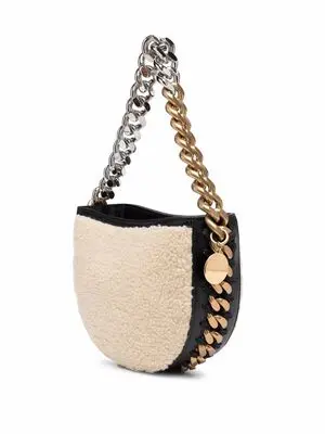 Stella McCartney Frayme Faux-shearling Bag