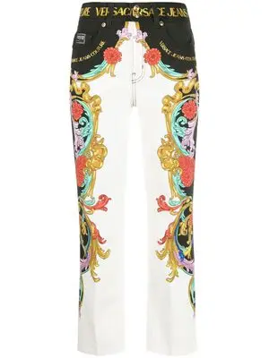 Versace Printed Pants For Women