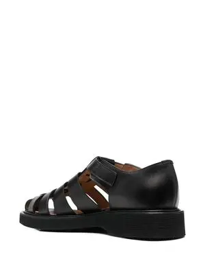 Church's Hove Strappy Design Sandals - Black