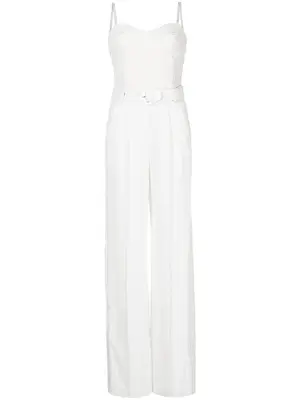 Simkhai Zaid Lace-detail Jumpsuit - White