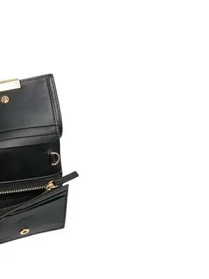 Versace Greca Goddess Chain Wallet - Black