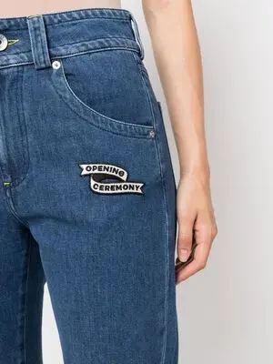 Opening Ceremony Embroidered Logo-patch Jeans