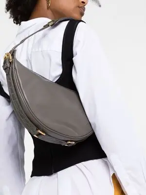 By Far Zip-up Curved Shoulder Bag