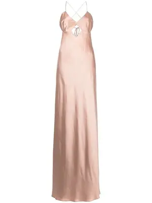 Michelle Mason Tie Detailed Evening Dresses