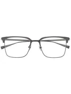 MASUNAGA Waldorf Square-frame Eyeglasses - Black