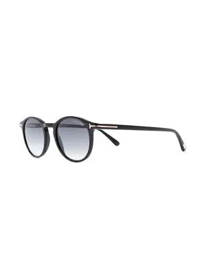 TOM FORD Andrea Round-frame Sunglasses - Black