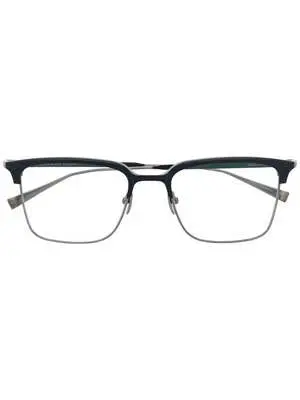 MASUNAGA Waldorf Square-frame Glasses - Black
