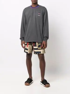BILLIONAIRE BOYS CLUB Cotton Contrasting-collar Sweatshirt