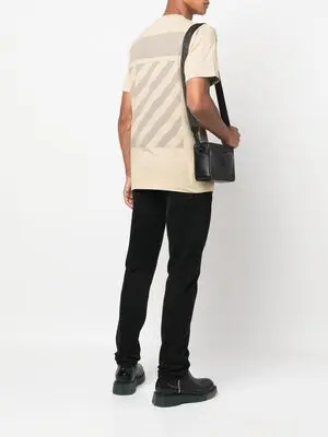 Off-White Logo-print Short-sleeve T-shirt - Neutrals