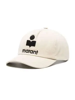 Isabel Marant Étoile Tyron Logo-embroidered Baseball Cap - Neutrals